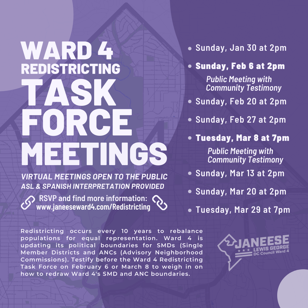 Ward 4 Dispatch: Ward 4 COVID Center, Community Safety, Redistricting ...