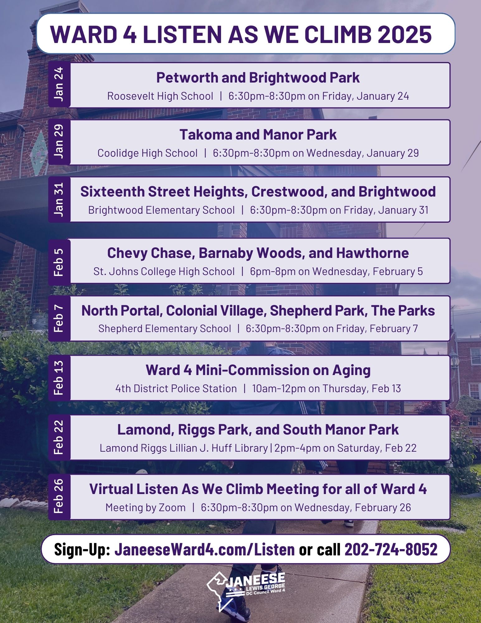 Ward 4 Dispatch: Listen As We Climb 2025, New Committee Assignments ...